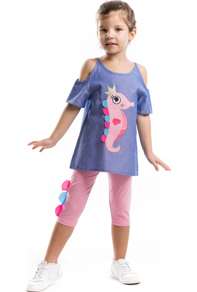 Denokids Denizatı Kız Çocuk Tunik Takım