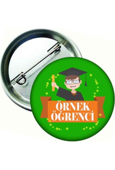 Hediye Panayırı Örnek Öğrenci Rozeti - 20 Adet