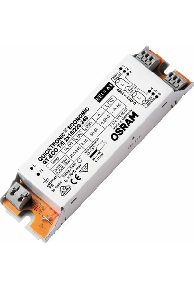 Osram Qt-Eco T/e 2X18/220/240 Plc Ampül ve Florasan Ampul Elektronik Balansı Osram Qt-Eco T/e 2X18/220/240 Plc Ampül ve Florasan Ampul Elektronik Balansı