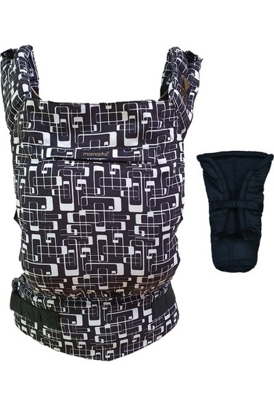 MamadusBaby Siyah Şekiller Ergonomik Kanguru (0-4 Yaş) MamadusBaby Siyah Şekiller Ergonomik Kanguru (0-4 Yaş)