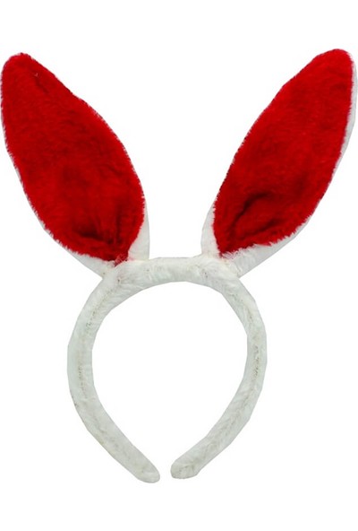 Süsle Bebek & Parti Tavşan Kulağı Taç Peluş Kırmızı Süsle Bebek & Parti Tavşan Kulağı Taç Peluş Kırmızı