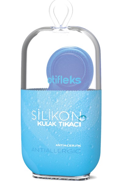 Otifleks Anti Alerji Silikon Kulak Tıkacı 4'lü Otifleks Anti Alerji Silikon Kulak Tıkacı 4'lü
