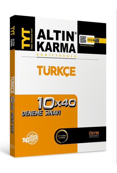 Altın Karma Yayınları 2020 TYT Türkçe Deneme Altın Karma Yayınları 2020 TYT Türkçe Deneme