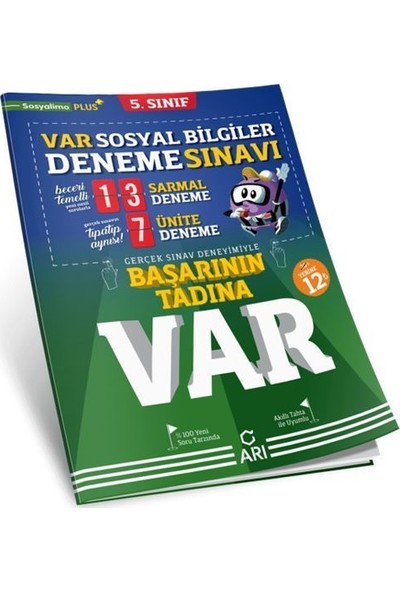 Arı Yayıncılık 5. Sınıf Sosyal Bilgiler Var Deneme Sınavı