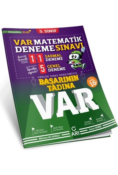 Arı Yayıncılık 5 Sınıf Var Matematik Deneme