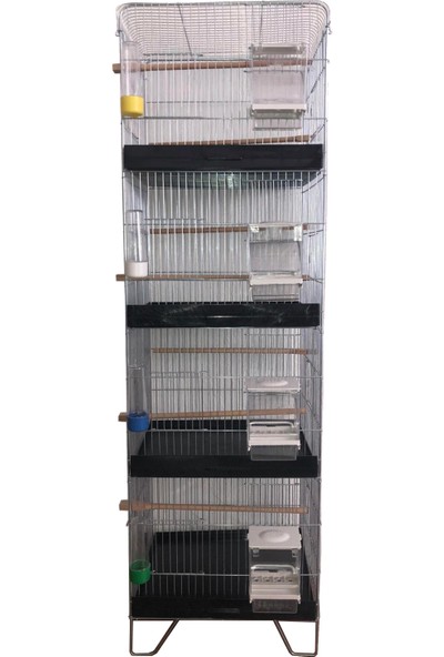 Euro Garden Dört Katlı Üretim Kafesi 40 x 32 x 32 cm + (Suluk,Akıllı Yemlik,Tünek) Euro Garden Dört Katlı Üretim Kafesi 40 x 32 x 32 cm + (Suluk,Akıllı Yemlik,Tünek)