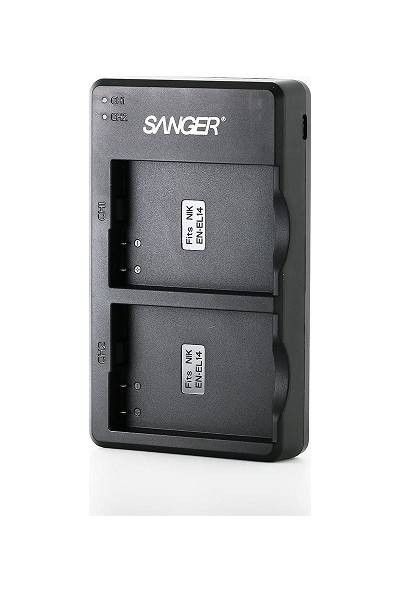 Sanger Nikon EN-EL14 Batarya Uyumlu 2'li USB Şarj Cihazı Sanger Nikon EN-EL14 Batarya Uyumlu 2'li USB Şarj Cihazı