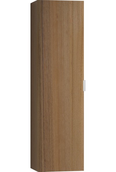VitrA Nest Trendy 56187 Boy Dolabı, Tek Kapaklı, 45 cm, Hareli Doğal Ahşap / Sol VitrA Nest Trendy 56187 Boy Dolabı, Tek Kapaklı, 45 cm, Hareli Doğal Ahşap / Sol