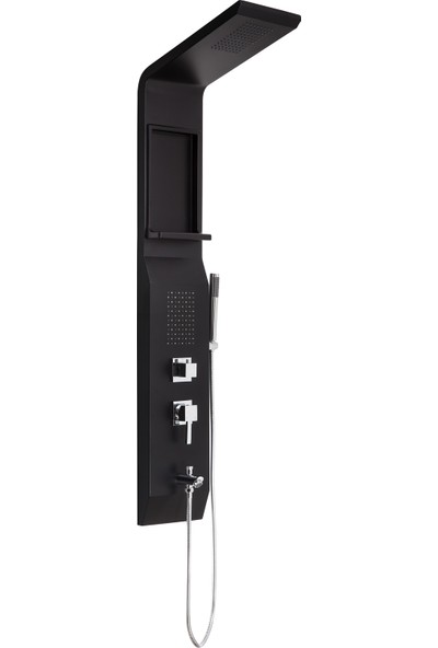 VitrA Take A45809 Masajlı Duş Sistemi, Siyah
