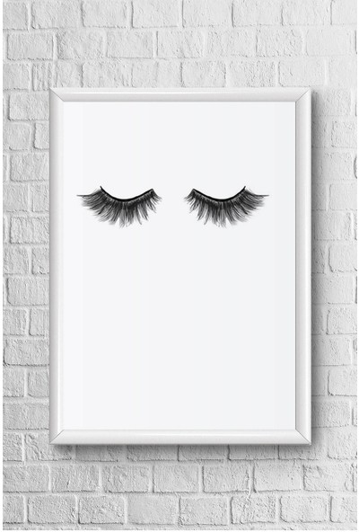 Lyn Home Siyah Kirpik Çerçeveli Poster Tablo 23,5 x 33,5 cm Lyn Home Siyah Kirpik Çerçeveli Poster Tablo 23,5 x 33,5 cm
