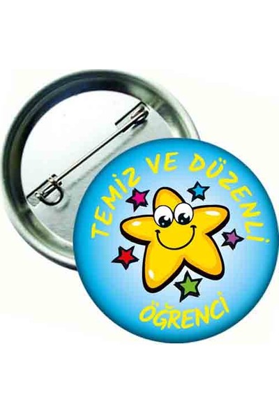 Hediye Panayırı Temiz Düzenli Öğrenci Rozeti 20'li Hediye Panayırı Temiz Düzenli Öğrenci Rozeti 20'li