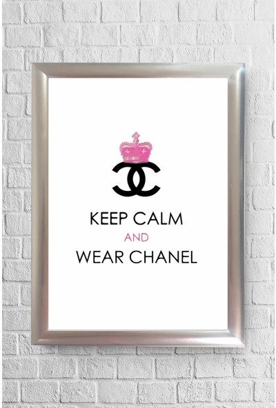 Lyn Home Chanel Taç Çerçeveli Poster Tablo 23,5 x 33,5 cm Lyn Home Chanel Taç Çerçeveli Poster Tablo 23,5 x 33,5 cm