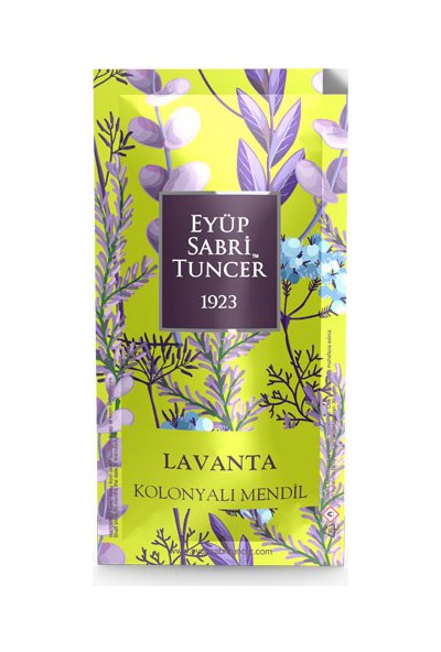 Eyüp Sabri Tuncer Lavanta Kolonyalı Mendil 150'LI (Küçük Boy)