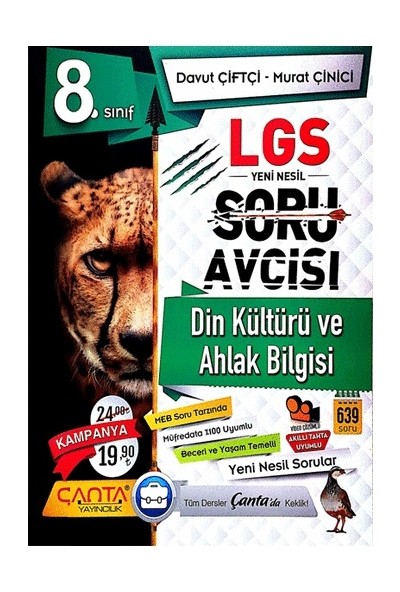 Çanta Yayınları 8. Sınıf LGS Din Kültürü ve Ahlak Bilgisi Soru Avcısı