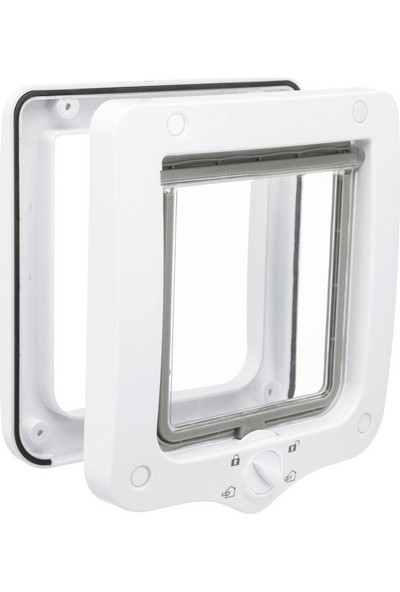 Trixie Kedi Kapısı Dört Yönlü 20 x 22 cm Beyaz Trixie Kedi Kapısı Dört Yönlü 20 x 22 cm Beyaz