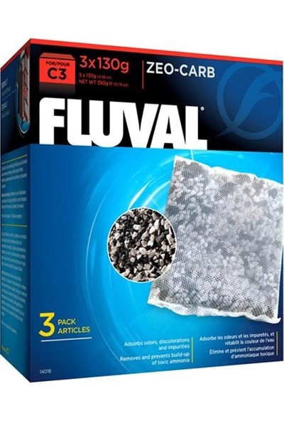 Fluval C3 Zeo Karbon 3 x 140 gr
