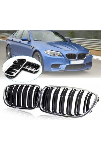 Wender Bmw Panjur F10 Lcı Krom Siyah (Çift Çıtalı) 2010-16 0103194 Wender Bmw Panjur F10 Lcı Krom Siyah (Çift Çıtalı) 2010-16 0103194