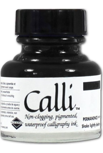 Daler Rowney Calli Kaligrafi Mürekkebi 010 Black India 29.5ml Daler Rowney Calli Kaligrafi Mürekkebi 010 Black India 29.5ml