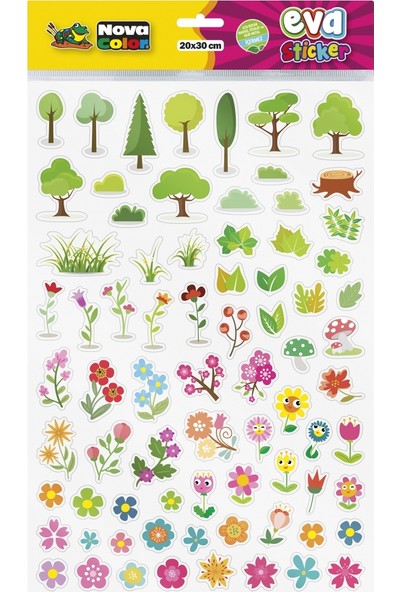 Nova Color 20 x 30cm Doğa Eva Sticker Nova Color 20 x 30cm Doğa Eva Sticker