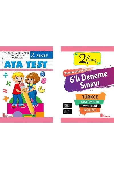 Ata Yayıncılık 2.Sınıf Ata Test + 6'lı Deneme Sınavı Ata Yayıncılık 2.Sınıf Ata Test + 6'lı Deneme Sınavı