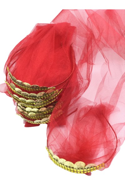 Renk Tuhafiye Altınlı Duvaklı Nedime Tacı 10'lu