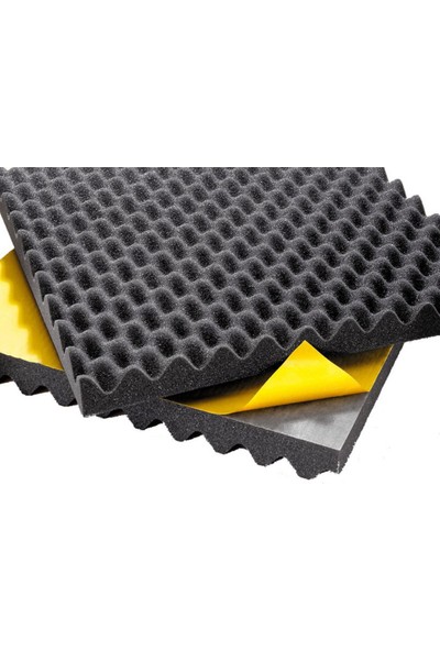 Edm Pazar Edmpazar 60 Dns Yanmaz Yapışkanlı Yumurta Akustik Sünger 50 x 50 cm 20'li
