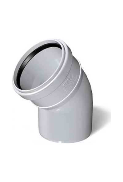 Fırat Pvc 50 x 45° Açık Dirsek