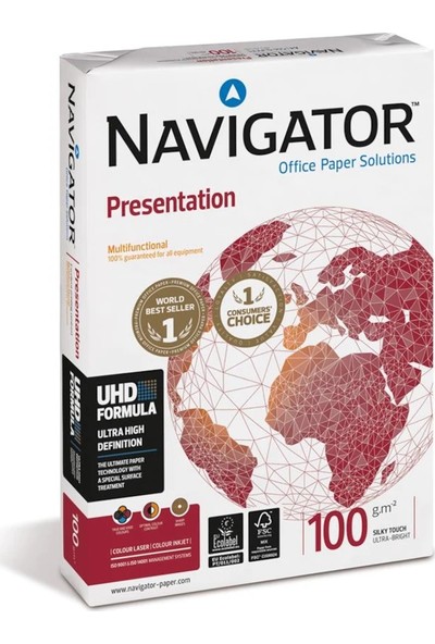 Navigator A3 Fotokopi Kağıdı Presentation 100 gr 500'lü Navigator A3 Fotokopi Kağıdı Presentation 100 gr 500'lü