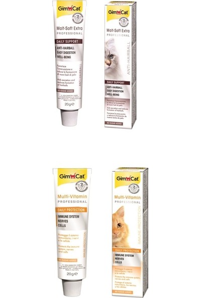Gimcat Malt Soft Extra 20 gr + Gimcat Multivitamin 20 gr Gimcat Malt Soft Extra 20 gr + Gimcat Multivitamin 20 gr