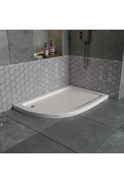Dbbanyo Sağ Asimetrik Flat Duş Teknesi 90*120*5 cm Dbbanyo Sağ Asimetrik Flat Duş Teknesi 90*120*5 cm