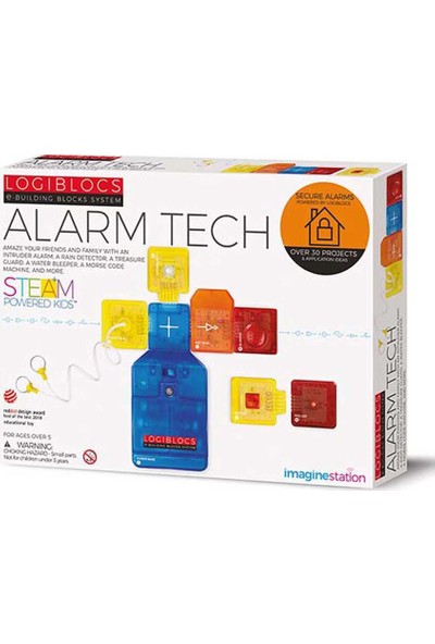Logiblocs Bilim Seti Alarm Tech Akıllı Elektronik Oyun Devresi Logiblocs Bilim Seti Alarm Tech Akıllı Elektronik Oyun Devresi