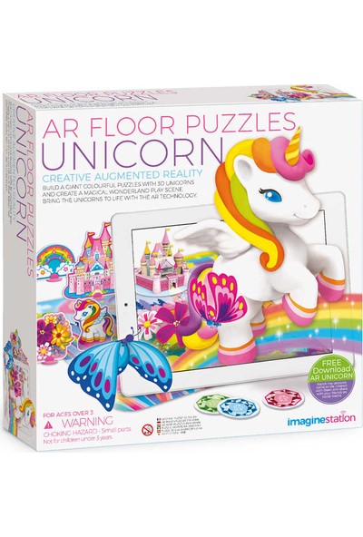 AR Floor Puzzles Unicorn Çocuk Puzzle Aplikasyon Destekli Arttırılmış Gerçeklik Oyunu AR Floor Puzzles Unicorn Çocuk Puzzle Aplikasyon Destekli Arttırılmış Gerçeklik Oyunu