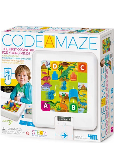 Code A Maze 3+ Yaşa Uygun Basitleştirilmiş Robotik Kodlama Seti Code A Maze 3+ Yaşa Uygun Basitleştirilmiş Robotik Kodlama Seti