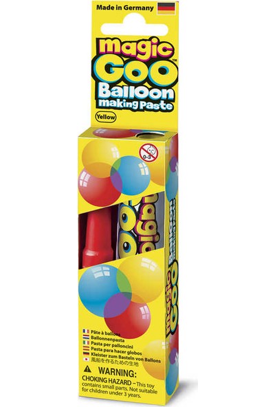 Magic Goo Balloon Making Paste Yellow Sarı Sihirli Balon Macunu Magic Goo Balloon Making Paste Yellow Sarı Sihirli Balon Macunu