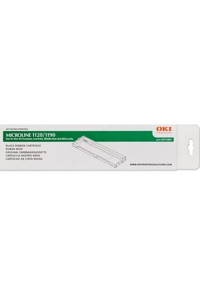Oki ML-1120-1190 Şerit 12'li Set Oki ML-1120-1190 Şerit 12'li Set