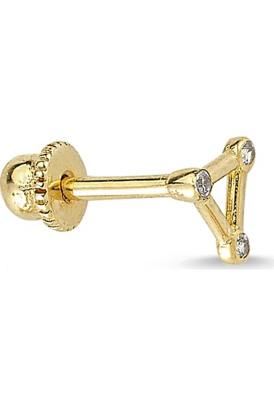 Altınsepeti Altın Üçgen Piercing Tragus Küpe AS19PC Altınsepeti Altın Üçgen Piercing Tragus Küpe AS19PC