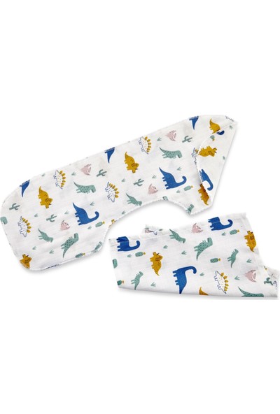 Babyjem Müslin Omuz Örtüsü Ve Ağız Mendil Dino Babyjem Müslin Omuz Örtüsü Ve Ağız Mendil Dino
