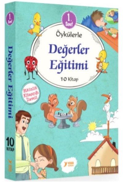 Yuva 1. Sınıf Öykülerle Değerler Eğitimi Serisi 10 Kitap Set Yuva 1. Sınıf Öykülerle Değerler Eğitimi Serisi 10 Kitap Set