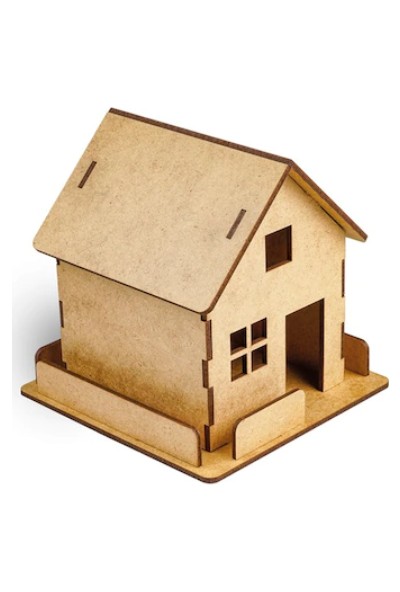 Alsa Çitli Ev Ahşap Maket Alsa Çitli Ev Ahşap Maket