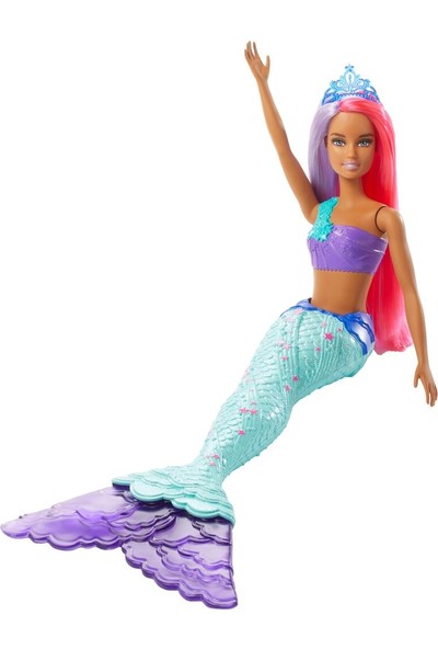 Barbie Dreamtopia Denizkızı Bebek Mor Kızıl Saçlı GJK07 - GJK09 Barbie Dreamtopia Denizkızı Bebek Mor Kızıl Saçlı GJK07 - GJK09