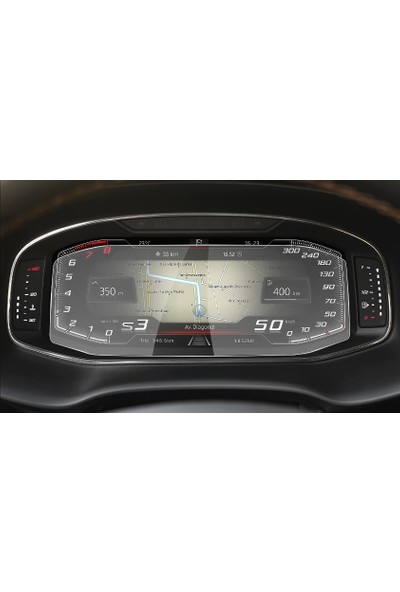 Aeltech Seat Ateca Dijital Gösterge Panel Koruyucu Nano Film Aeltech Seat Ateca Dijital Gösterge Panel Koruyucu Nano Film
