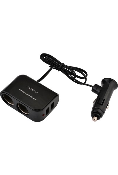 Space Çift Usb'li İkili Çakmak Soketi 12-24V