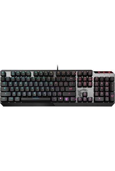 MSI Vigor GK50 TR RGB Low Profile Mekanik Oyuncu Klavye