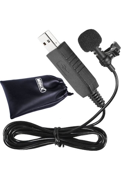 Midex MX1 Youtuber Bilgisayar PC Usb Yaka Mikrofonu Midex MX1 Youtuber Bilgisayar PC Usb Yaka Mikrofonu