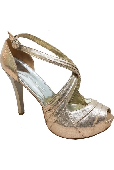 Smilee 1052 Platform Topuklu Kadın Abiye Ayakkabı