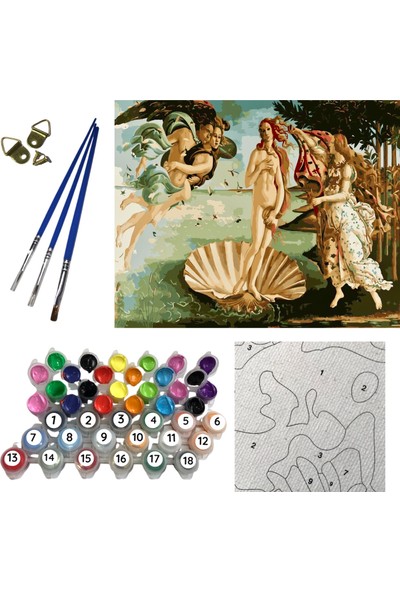 Tale Hobby Sayılarla Boyama Hobi Seti 40 x 50 cm