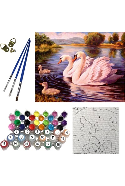 Tale Hobby Sayılarla Boyama Hobi Seti 40 x 50 cm