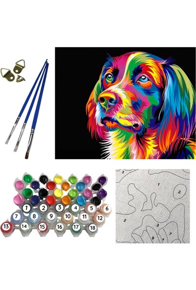 Tale Hobby Sayılarla Boyama Hobi Seti 40 x 50 cm