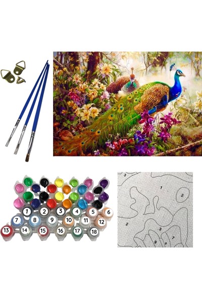 Tale Hobby Sayılarla Boyama Hobi Seti 40 x 50 cm
