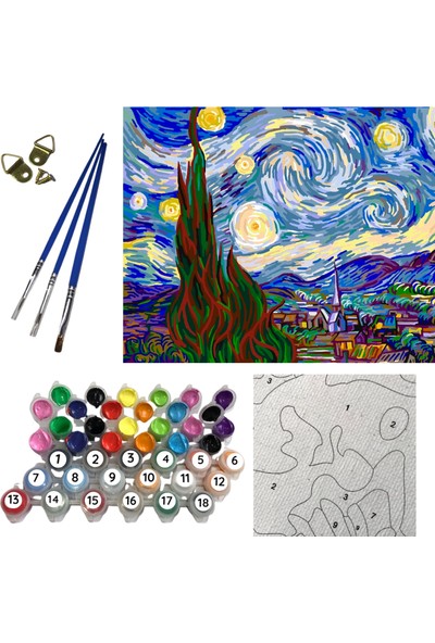 Tale Hobby Sayılarla Boyama Hobi Seti 40 x 50 cm